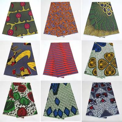 China 100% Cotton Kente Fabric Vibrant Colors 57/58 Inch Width Ankara Fabric from Ghana for Workwear for sale