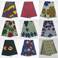 China Kente Fabric for Ghana Wax Print 100% Ringspun Cotton 57/58 Inch Width African Clothing for sale