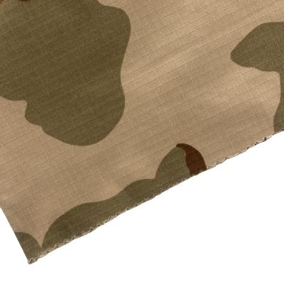 China Multicam 80Polyester 20Cotton Camouflage Ripstop Fabric 195gsm 57/58 Waterproof Coating Uniform for sale