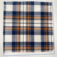 China Custom 100% Cotton Yarn Dyed Check Fabric 200gsm 57/58 Inch for T-Shirt Memory for sale