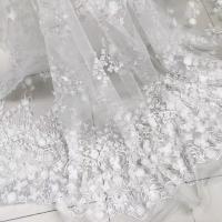 China Yarn Dyed Wedding Lace Fabric 100% Polyester Cotton 110gsm 57 58 Inch for Home Textile for sale