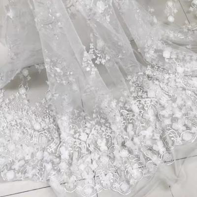 China Yarn Dyed Wedding Lace Fabric 100% Polyester Cotton 110gsm 57 58 Inch for Home Textile for sale
