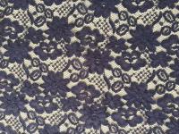 China Yarn Dyed Wedding Lace Fabric 100% Polyester Cotton 110gsm 57 58 Inch for Home Textile for sale