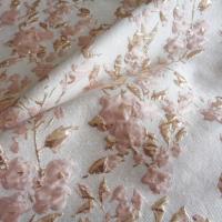 China 100% Polyester Metallic Jacquard Brocade Fabric 280gsm 57/58 Inch Ready Stock Colors for sale