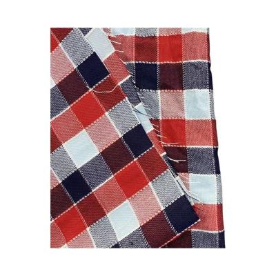 China Yarn Dyed Check Woven Fabric 130gsm 150gsm 170gsm for Garment Materials for sale
