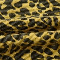 China Printed 4 Way Stretch Denim Fabric Quick-Dry and with Leopard Pattern for sale