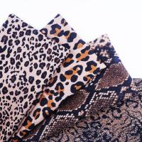 China Home Textile 4 Way Stretch Denim Fabric with Leopard Print Competitive 57/58