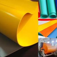 China High Visibility 150GSM 100% Polyester Twill Tarpaulin Fabric Waterproof 57/58 Inch for sale