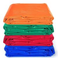 China High Visibility 150GSM 100% Polyester Twill Tarpaulin Fabric Waterproof 57/58 Inch for sale