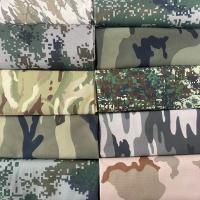China High Tear Strength Poly Cotton Ripstop Camouflage Fabric 190-235 GSM 57/58 Inch for Workwear for sale