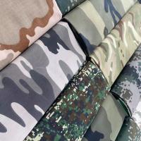 China Plain Style High Tear Strength Poly Cotton Ripstop Camouflage Fabric 190-235 GSM 57/58 Inch for sale