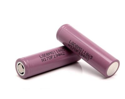China Ultra High Power Brand 	 18650MG1 Li-ion Battery Cells 3.6V 2900mAh 10A  for Medical Devices、E-Bike for sale