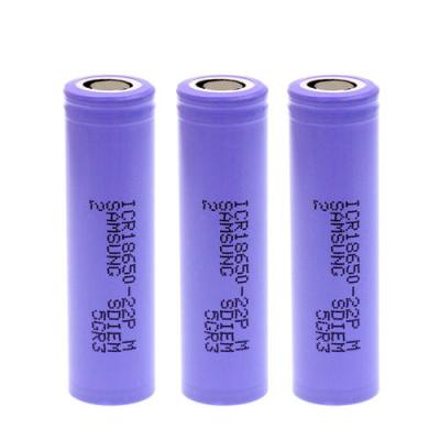China ICR18650-22PM 18650 Cylindrical Cell , 2200mAh High Capacity Battery Cell for sale