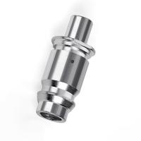 China Silver Plated Copper Connector Pin with Milled Flat High Precision CNC Machined Electrical Connector Terminal for sale