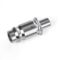China Silver Plated Copper Connector Pin with Milled Flat High Precision CNC Machined Electrical Connector Terminal for sale