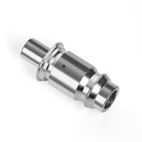 China Silver Plated Copper Connector Pin with Milled Flat High Precision CNC Machined Electrical Connector Terminal for sale