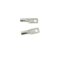 China 5.7 Elbow Silver Plated CNC Machined Bronze Copper Cable Lug with Rubber Stop for Electrical Connections for sale