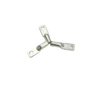China 5.7 Elbow Silver Plated CNC Machined Bronze Copper Cable Lug with Rubber Stop for Electrical Connections for sale