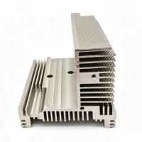 China Custom Aluminum Profile Heat Sink High-Density Finned Heat Dissipation Component CNC Machined Extruded Heatsink Industrial for sale