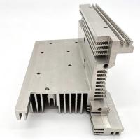China Custom Aluminum Profile Heat Sink High-Density Finned Heat Dissipation Component CNC Machined Extruded Heatsink Industrial for sale