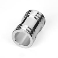 China Custom High Precision CNC Machined Silver Plated Copper Socket Terminal, RoHS Compliant Electrical Contact for sale