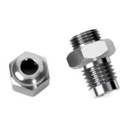 China 316 Stainless Steel Nut Fitting, High Precision CNC Hydraulic Adapter, Corrosion Resistant Threaded Connector, OEM Custom for sale