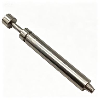 China Precision CNC Machined Tapered Locating Pin, Custom Stainless Steel Metal Shaft with Bracket for New Energy Industry for sale
