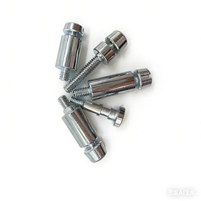 China Zinc Plated Iron Latch Pin, Heavy Duty Threaded Lock Pin for Industrial Equipment & Door Hardware, Custom Size Available for sale