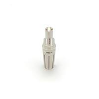China Silver Plated Slotted Pin & Socket, High Precision Male Female Connector Terminal for sale