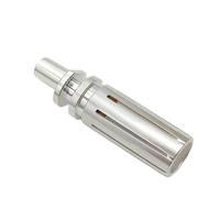 China Silver Plated Slotted Pin & Socket, High Precision Male Female Connector Terminal for sale