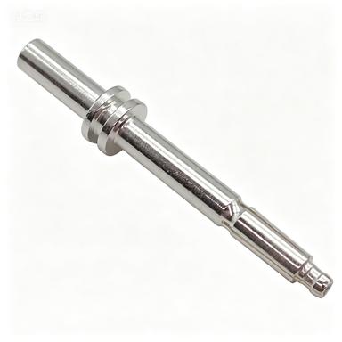 China 3.0mm Brass Silver Plated Pin, High Precision Connector Male Terminal for sale