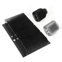China High Precision Extruded Aluminum Heat Sink for LED Lighting and Power Electronics | Custom Size Anodized Finish | Factory Direct for sale