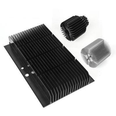 China High Precision Extruded Aluminum Heat Sink for LED Lighting and Power Electronics | Custom Size Anodized Finish | Factory Direct for sale
