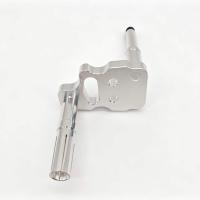 China Customized CNC machined aluminum bracket high-precision biaxial connector 6061 alloy polished hardware for industrial use for sale