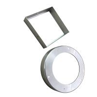 China Precision CNC machined aluminum frame, 6063-T6 extruded profile, custom square/round industrial equipment frame, OEM ODM for sale