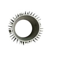 China Industrial aluminum extrusion motor radiator housing, custom size 6061 aluminum motor housing for sale