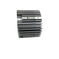 China Industrial aluminum extrusion motor radiator housing, custom size 6061 aluminum motor housing for sale