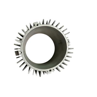 China CNC machined aluminum profile radiator, customized size, anodized surface, suitable for machining for sale