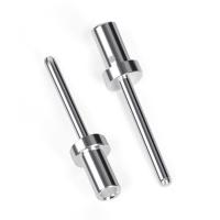 China Brass silver plated contact pins, high precision electrical insertion terminals for connectors, custom length, low resistance for sale