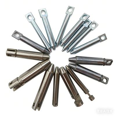 China Precision CNC machined tapered positioning pin, customized stainless steel metal shaft, with bracket, suitable for new energy industry for sale