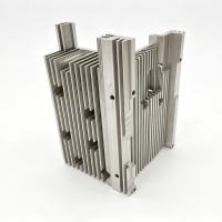 China Custom Aluminum Profile Heat Sink High-Density Finned Heat Dissipation Component CNC Machined Extruded Heatsink Industrial for sale