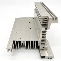 China Custom Aluminum Profile Heat Sink High-Density Finned Heat Dissipation Component CNC Machined Extruded Heatsink Industrial for sale