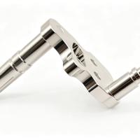 China Custom CNC Machined Aluminum Bracket High Precision Double Shaft Connecting Part 6061 Alloy Polished Hardware Industrial for sale