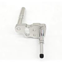 China Custom CNC Machined Aluminum Bracket High Precision Double Shaft Connecting Part 6061 Alloy Polished Hardware Industrial for sale