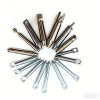 China Precision CNC Machined Tapered Locating Pin, Custom Stainless Steel Metal Shaft with Bracket for New Energy Industry for sale