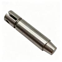 China Precision CNC Machined Tapered Locating Pin, Custom Stainless Steel Metal Shaft with Bracket for New Energy Industry for sale