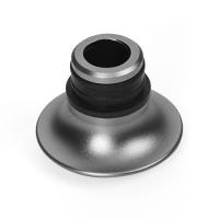 China Custom CNC Machined 6061 Aluminum Alloy Massage Gun Head, Sandblasted Anodized Gray Massage Tip for Massage Chair & Fascia Gun for sale