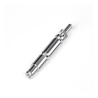 China Custom Silver Plated P-Slot Copper Terminal, High Precision RoHS Electrical Contact Pin for Industrial Equipment for sale