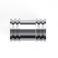 China Custom High Precision CNC Machined Silver Plated Copper Socket Terminal, RoHS Compliant Electrical Contact for sale