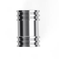 China Custom High Precision CNC Machined Silver Plated Copper Socket Terminal, RoHS Compliant Electrical Contact for sale